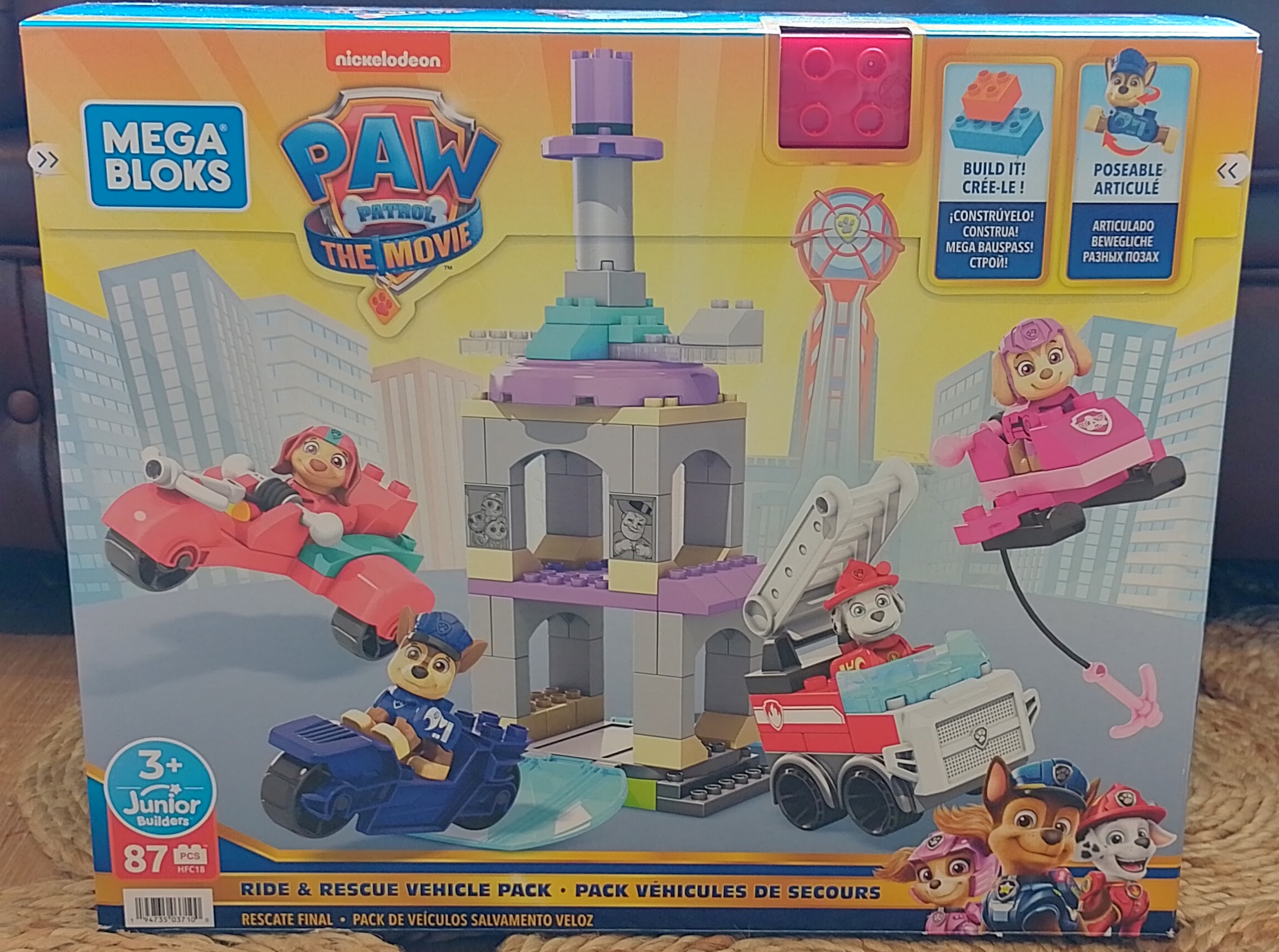 Mega Bloks - Paw Patrol Ride & Rescue Vehicle Pack